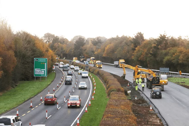 HIGHWAY WIDENING - N18 BUNRATTY BYPASS. CO. CLARE, IRELAND | Leca UK