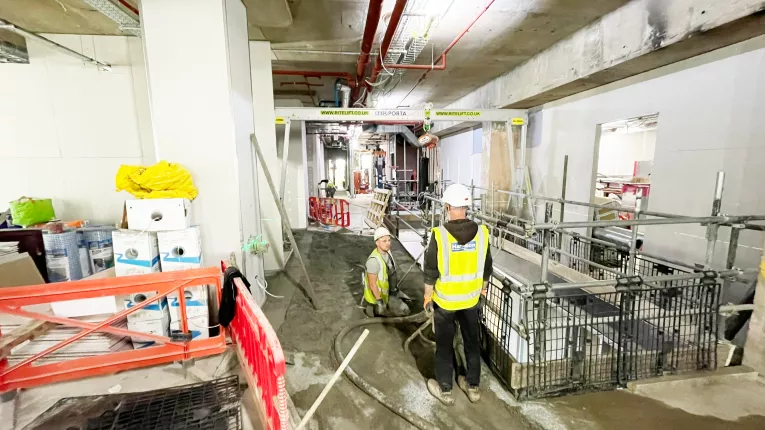 The Strand Underfloor Construction - London | Leca UK