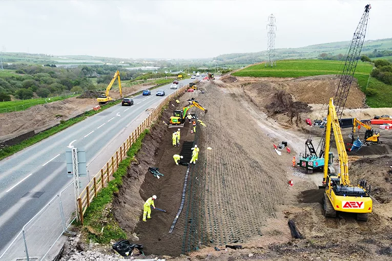 Morseby Hall A595 Highway Improvement / Leca UK