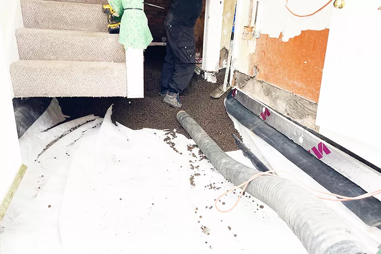 Liverpool 3-bedroom Terrace House Underfloor Renovation