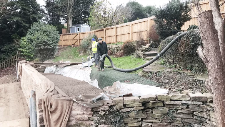 Retaining Wall | Lightweight Expanded Clay Fill Aggregate