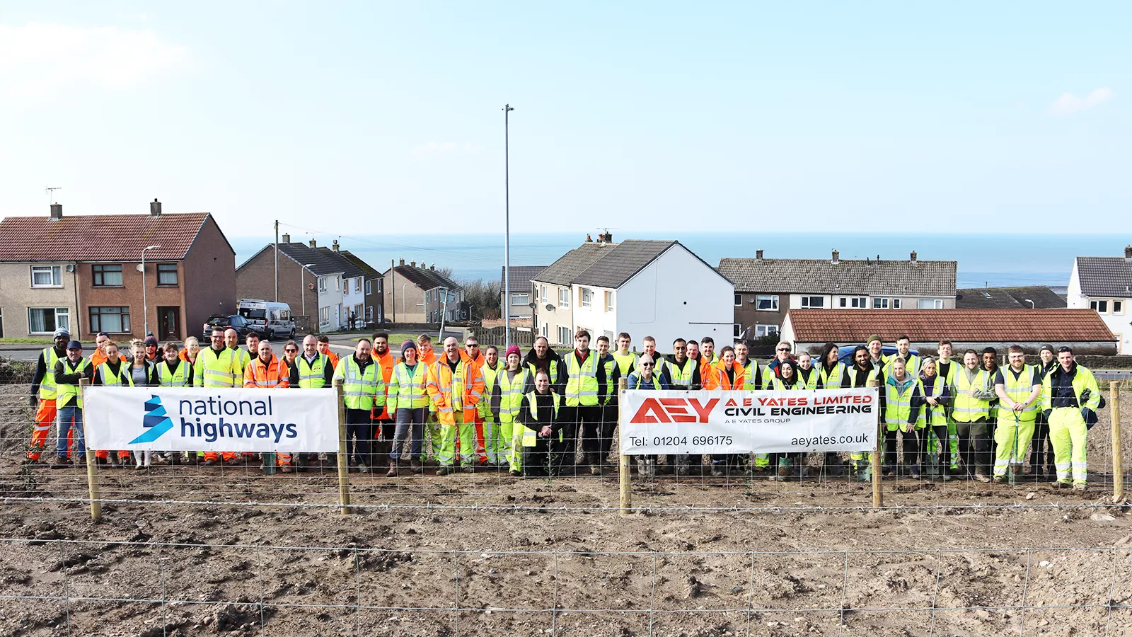 Reforestation A595 near Moresby Hall / Leca UK